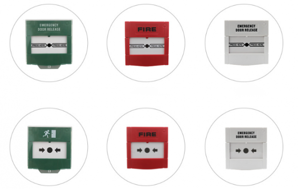 Dual Contacts Resettable Emergency Fire Alarm Call Point